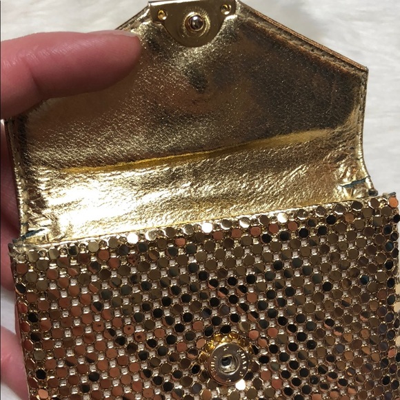 Whiting & Davis | Bags | Vintage Whiting Davis Gold Mesh Evening Wallet ...